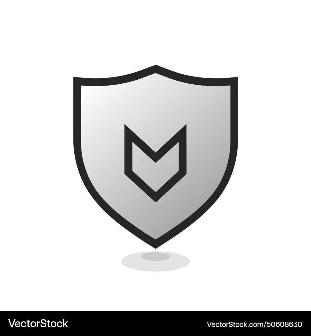 Data encryption solutions filled gradient logo Vector Image