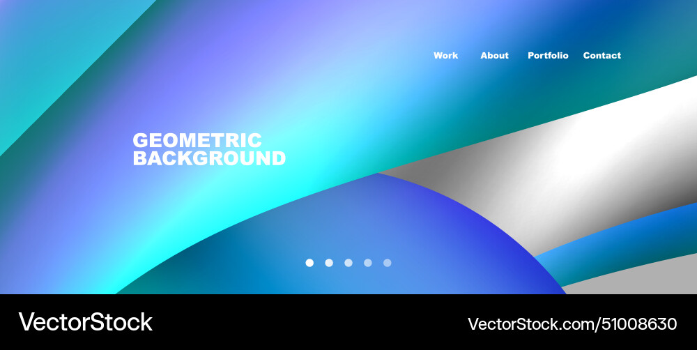 Graphic blue gradient background resembling water Vector Image