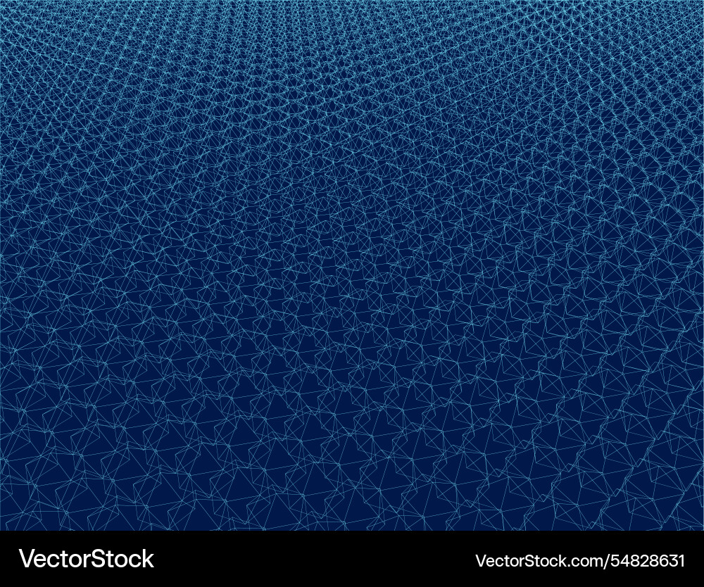Abstrakte blaue geometrische Formen 3d Hintergrund