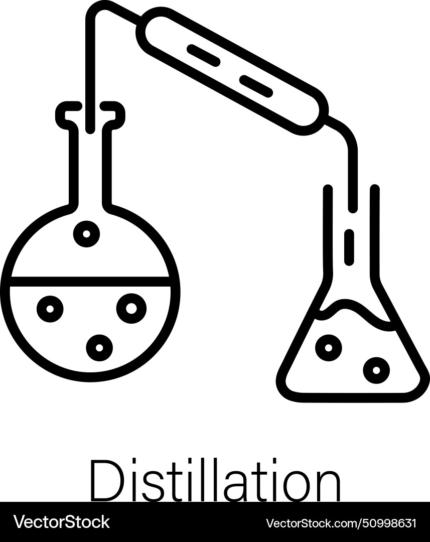 Distillation Royalty Free Vector Image - VectorStock