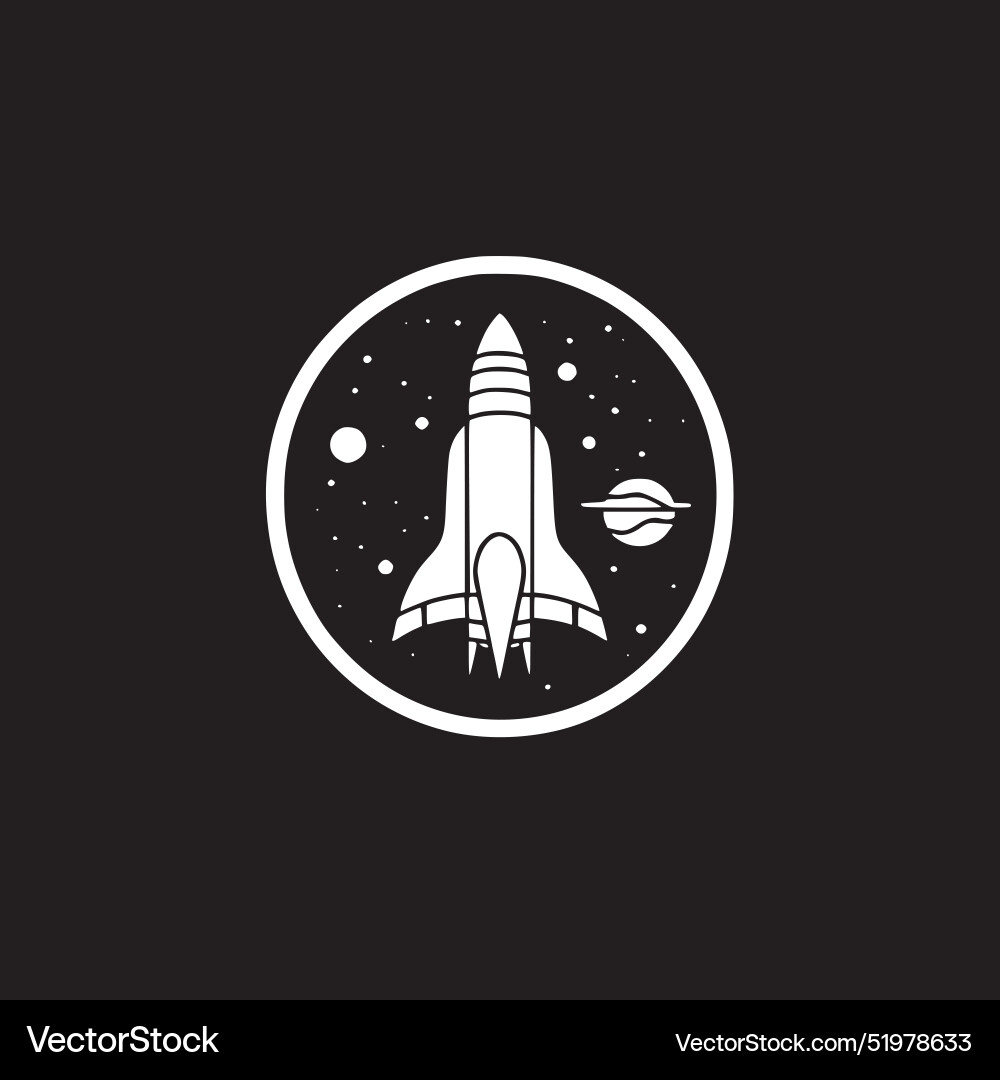 Space High Quality Logo Ideal For T Shirt Vector Image