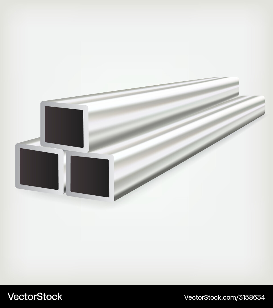 Metal square Royalty Free Vector Image - VectorStock