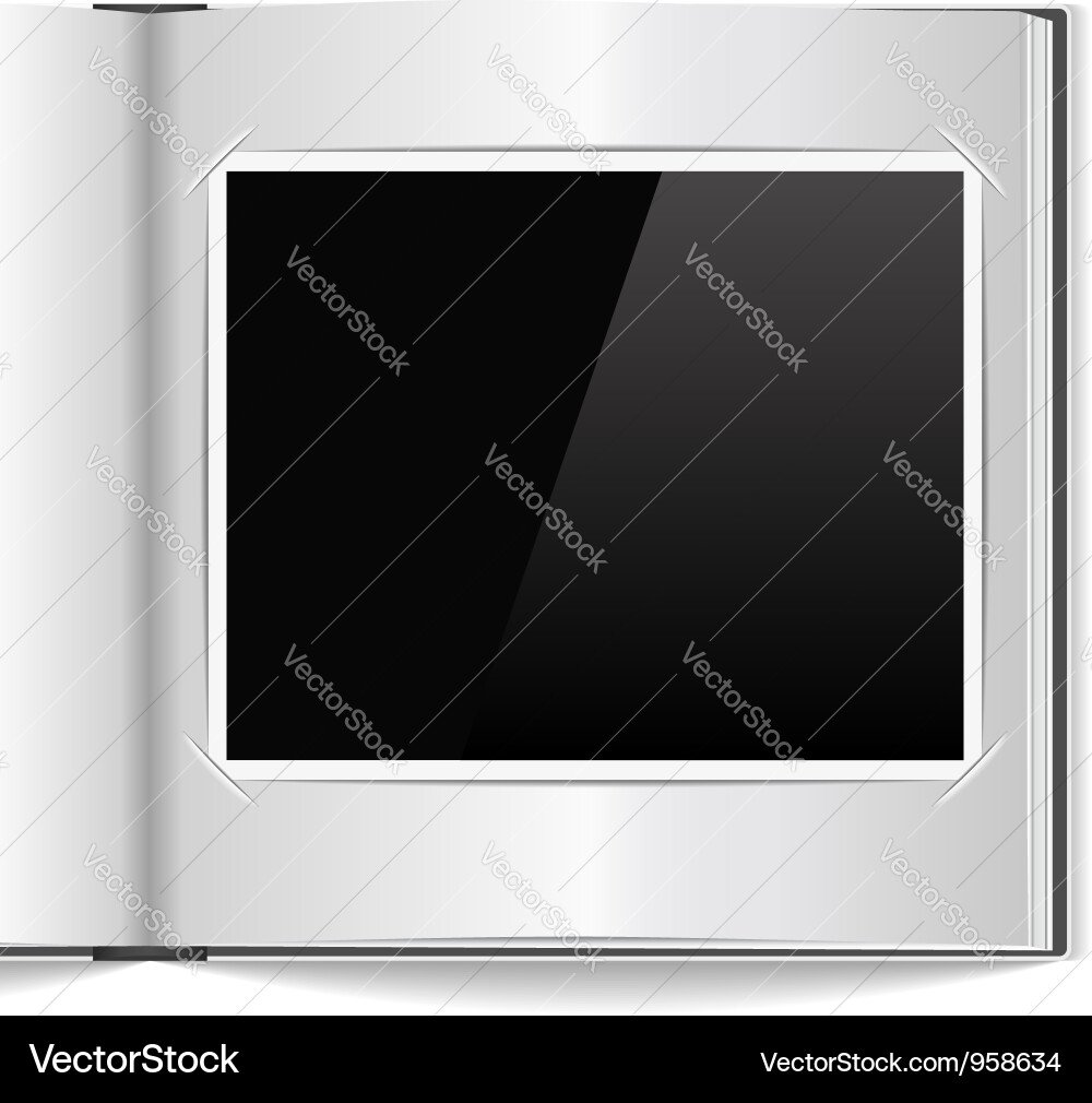 Photo album Royalty Free Vector Image - VectorStock