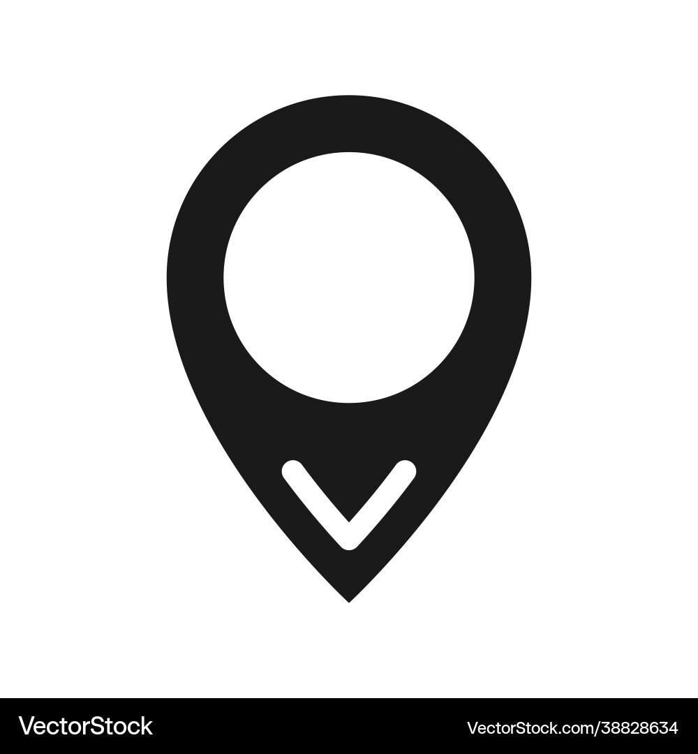 Point location Royalty Free Vector Image - VectorStock