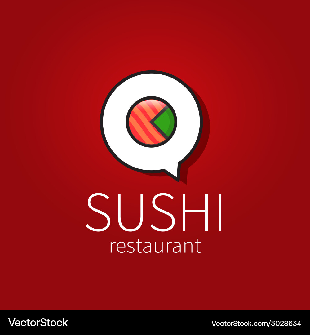 Sushi logo Royalty Free Vector Image - VectorStock