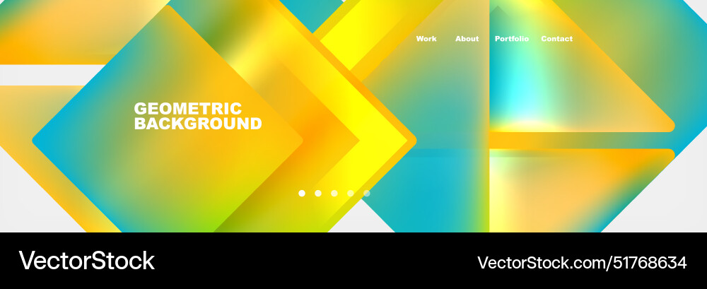Triangle minimal web site page background design Vector Image