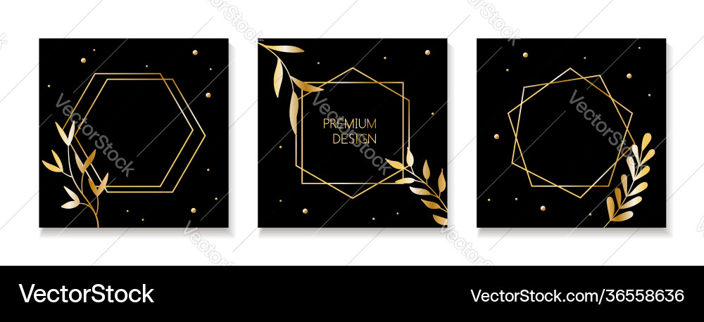 Dark backgrounds for social media posts Royalty Free Vector