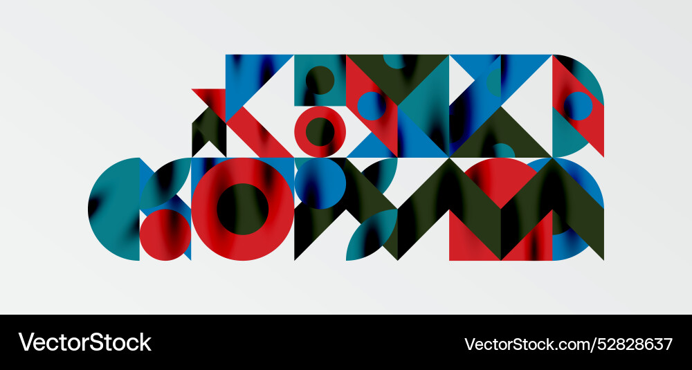 Geometric neo patterns abstract background Vector Image