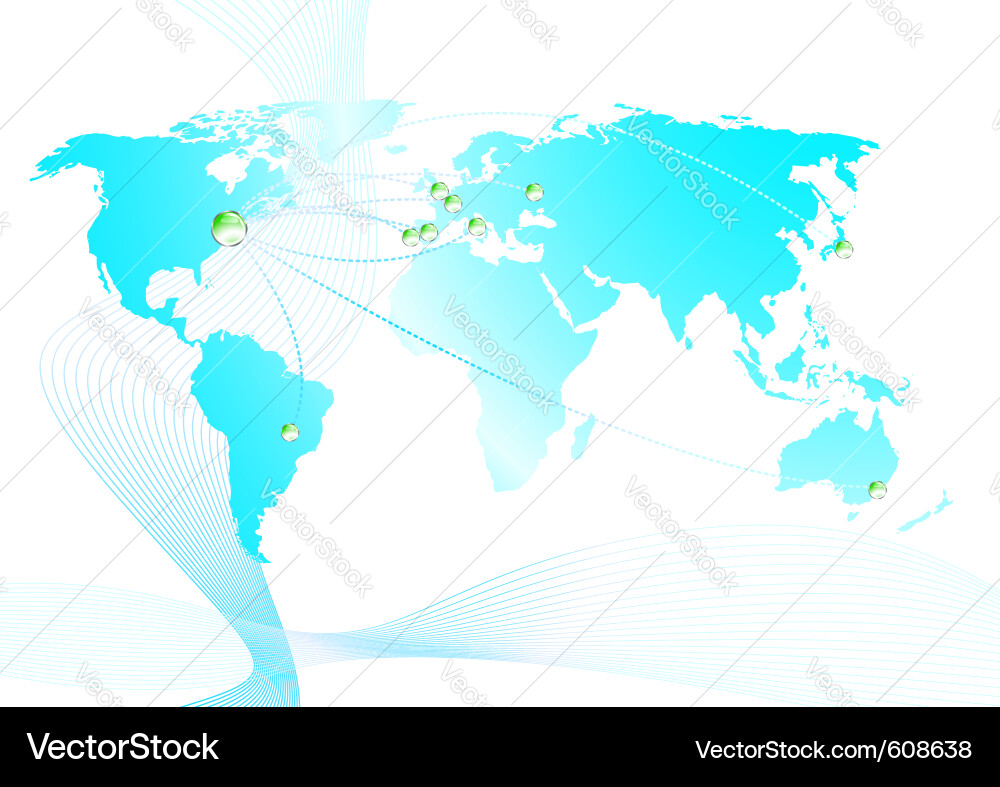 Global trade relations Royalty Free Vector Image