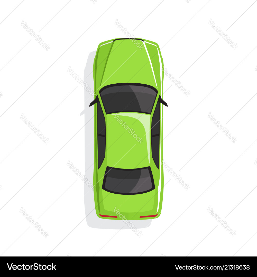 Green cartoon car Royalty Free Vector Image - VectorStock