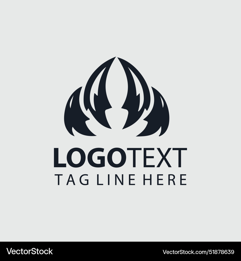 Claw logo Royalty Free Vector Image - VectorStock