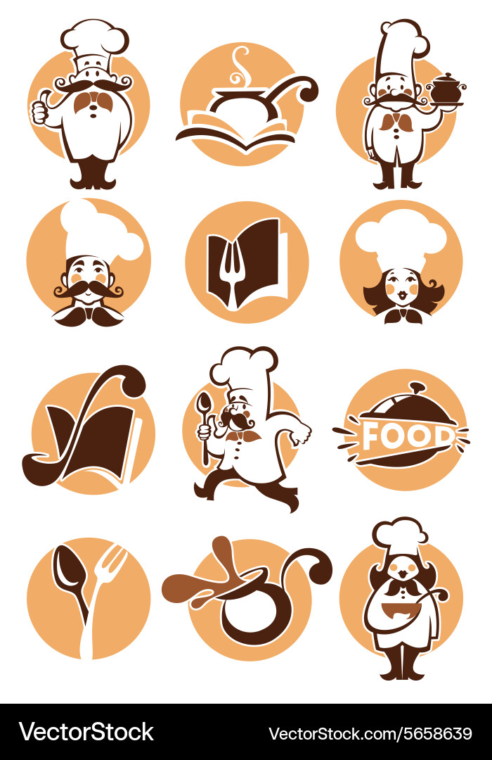 Food logo Royalty Free Vector Image - VectorStock