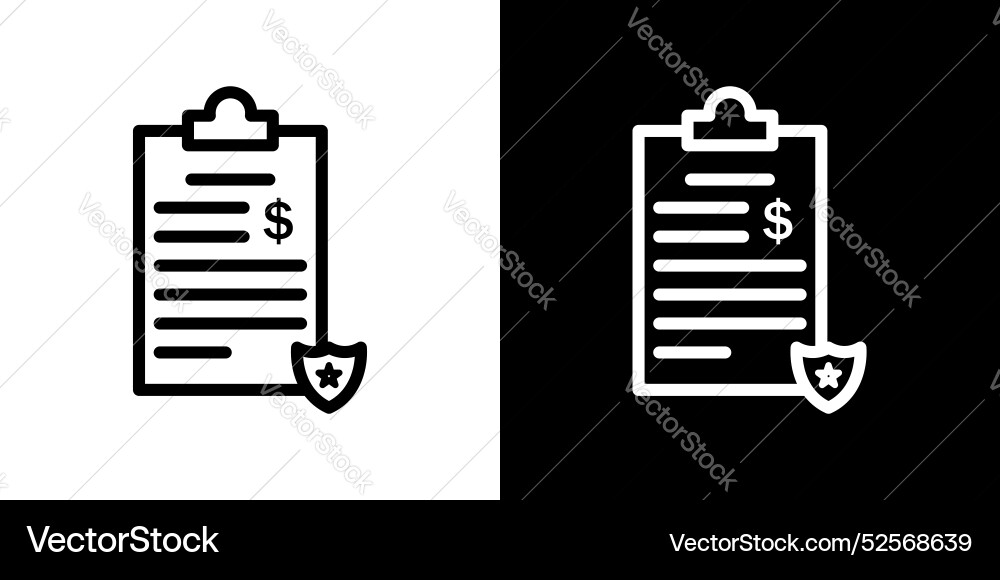 Penalty icon set on white background Royalty Free Vector