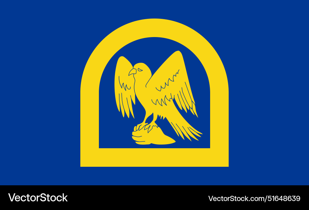 Wing flag Royalty Free Vector Image - VectorStock