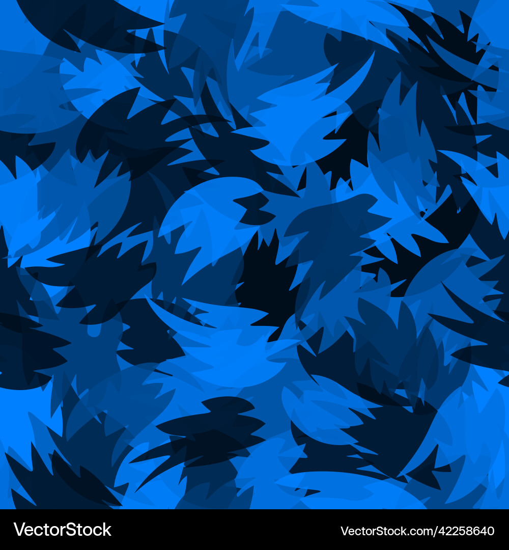 Azure Camo Pattern Royalty Free Vector Image - VectorStock