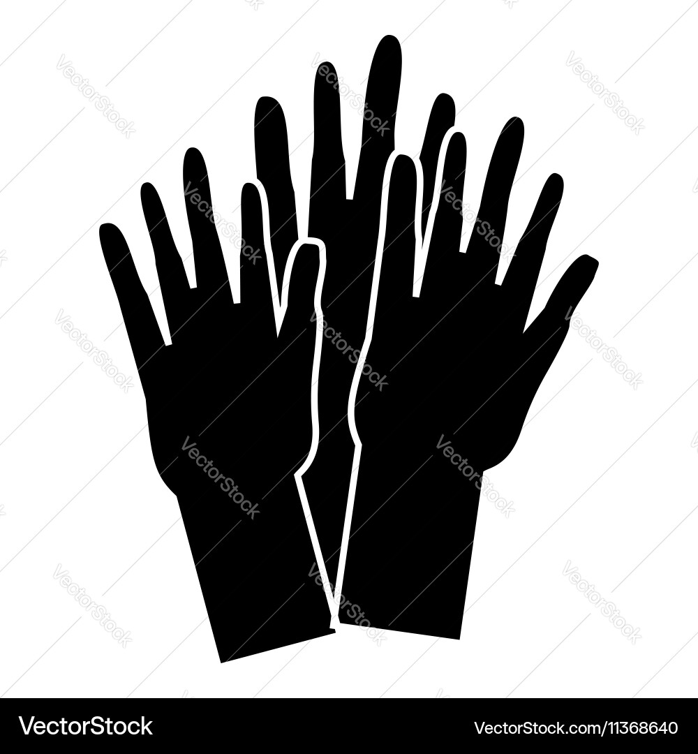 Hands of people different nationalities icon Vector Image