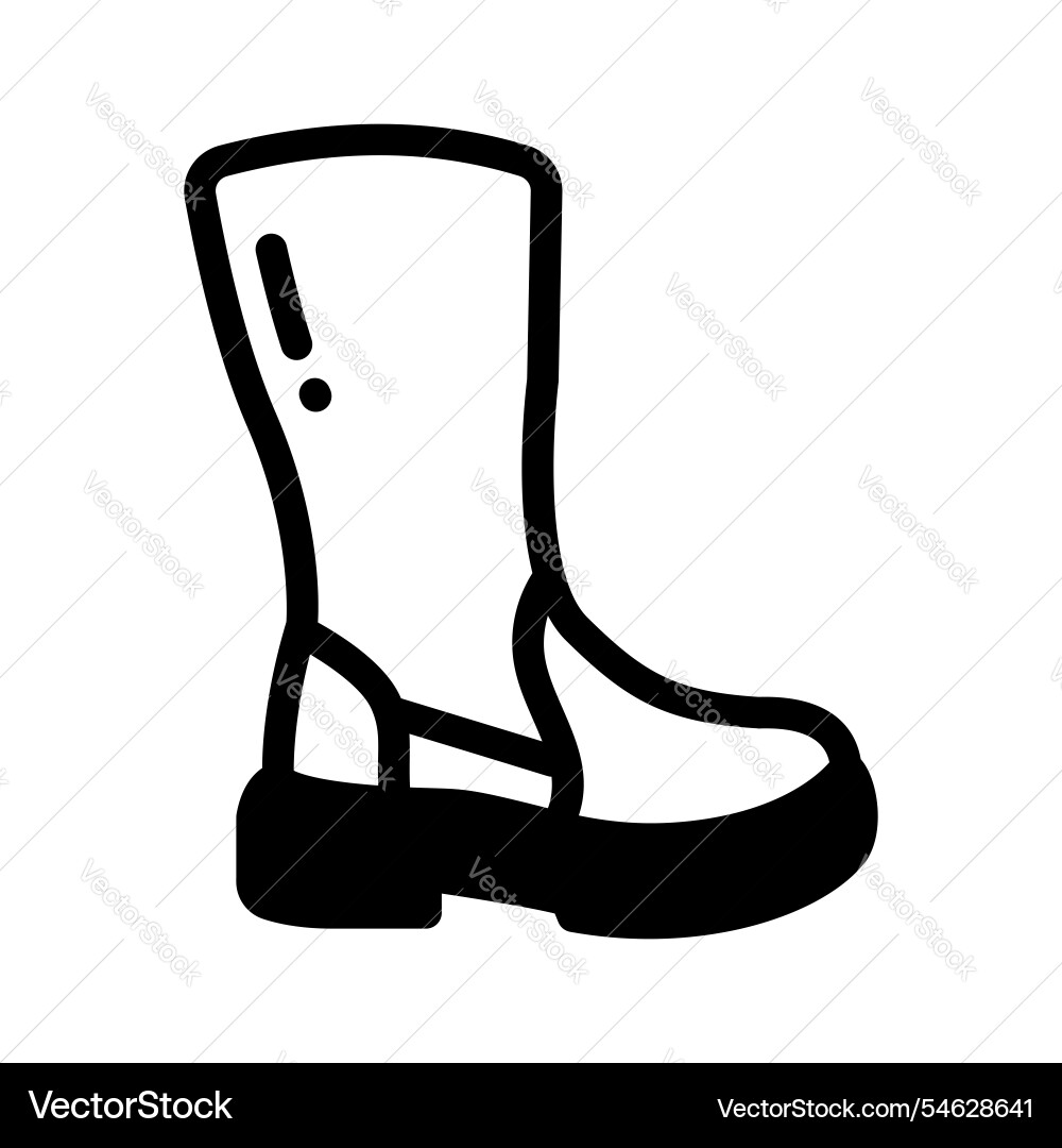Knee high boot Royalty Free Vector Image - VectorStock