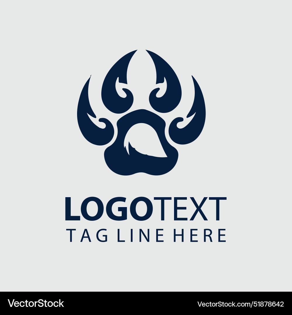 Claw logo Royalty Free Vector Image - VectorStock