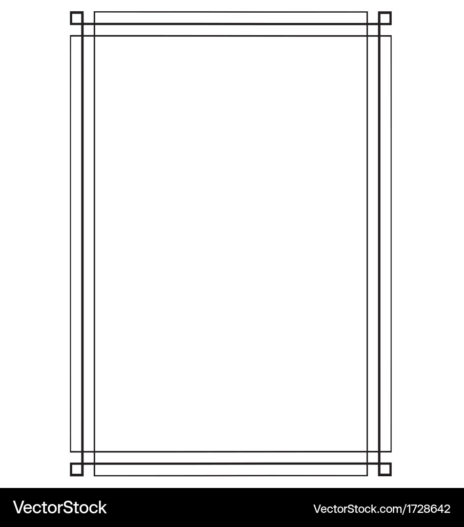 Page Border Black And White Simple