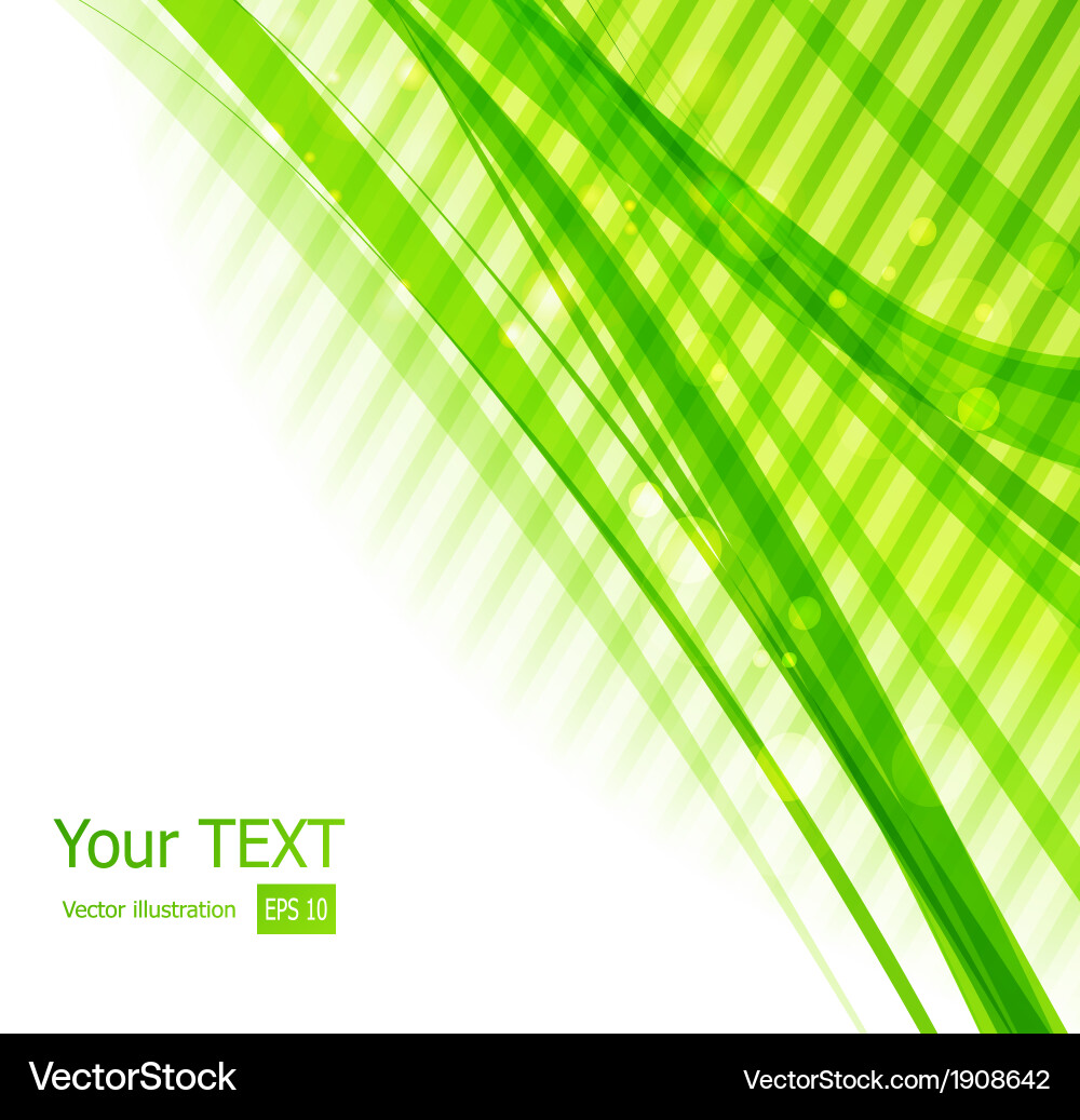 Green straight lines abstract background Vector Image
