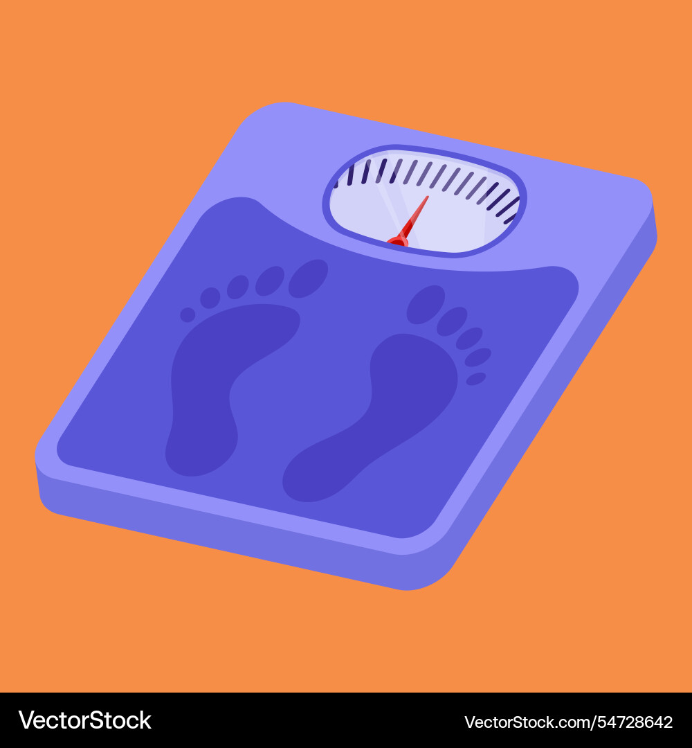 Weight machine icon measurement – Royalty-Free Vector | VectorStock