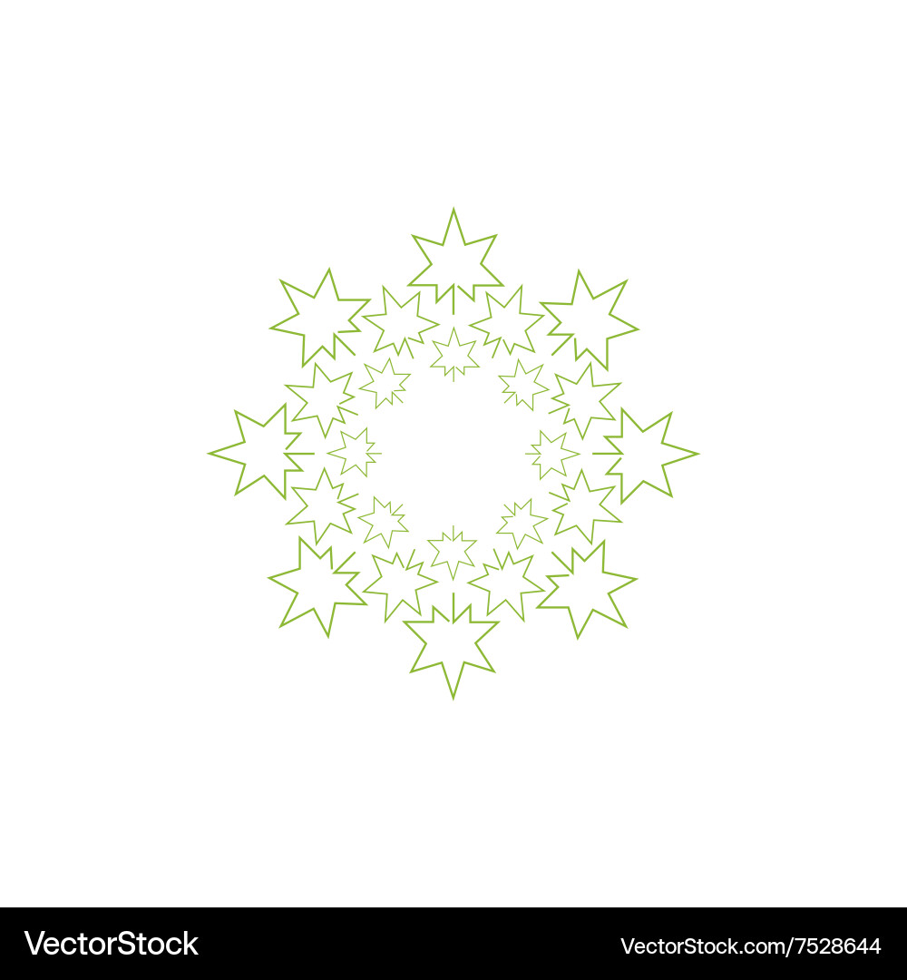 Classic design shape of the leaves Royalty Free Vector Image