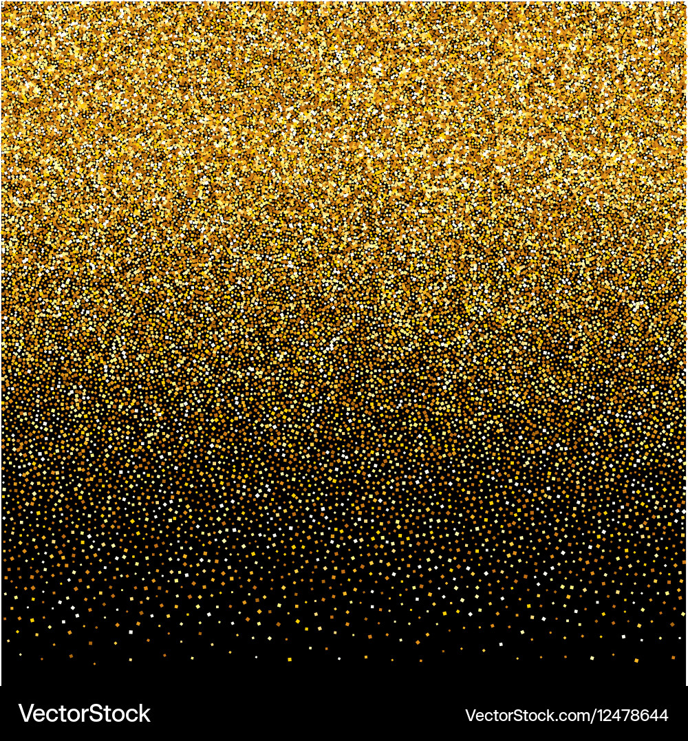 Gold Glitter Gradient Background Royalty Free Vector Image
