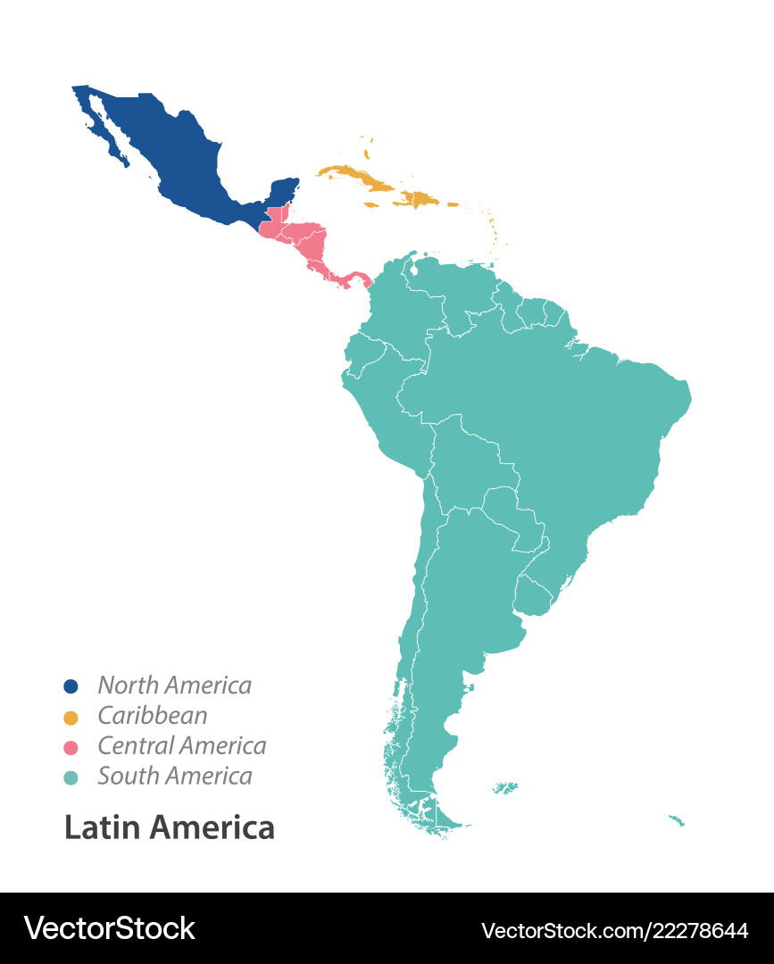 Latin America Map Vector Images (over 12,000)