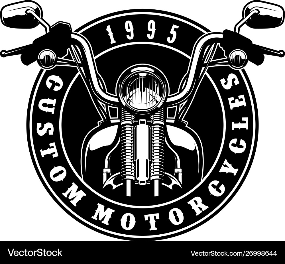Motorcycle logo Royalty Free Vector Image - VectorStock