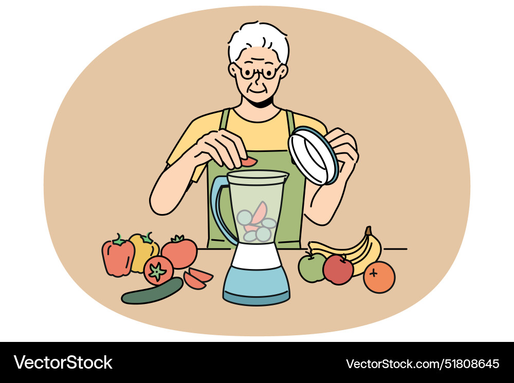 Elderly Cook Vector Images (over 970)