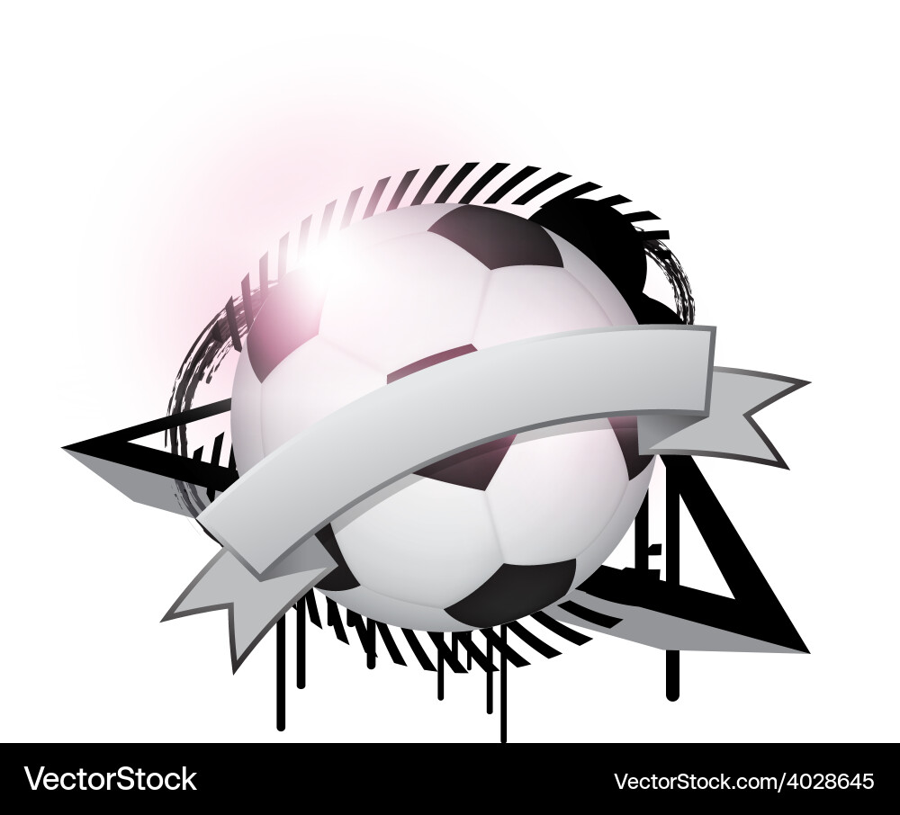 Soccer concept design Royalty Free Vector Image