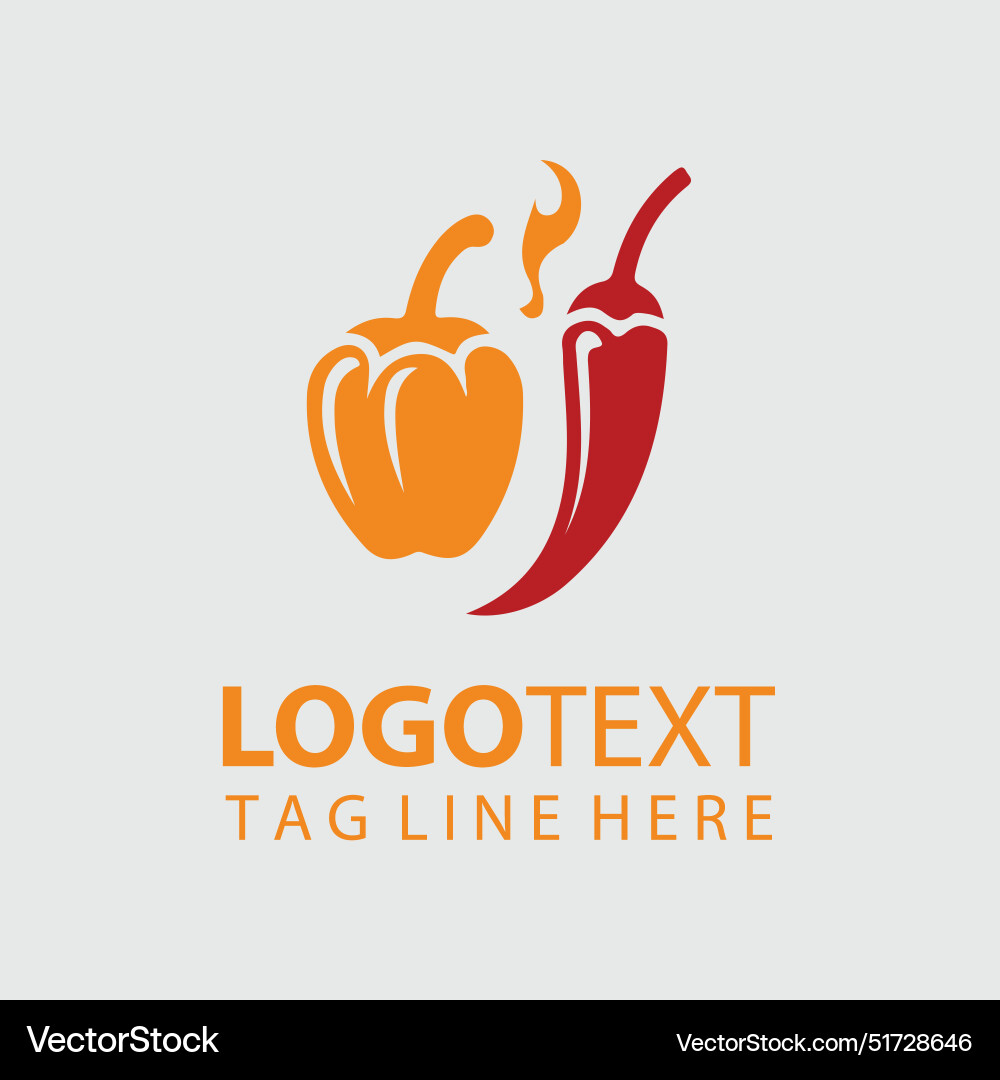 Chilli logo Royalty Free Vector Image - VectorStock