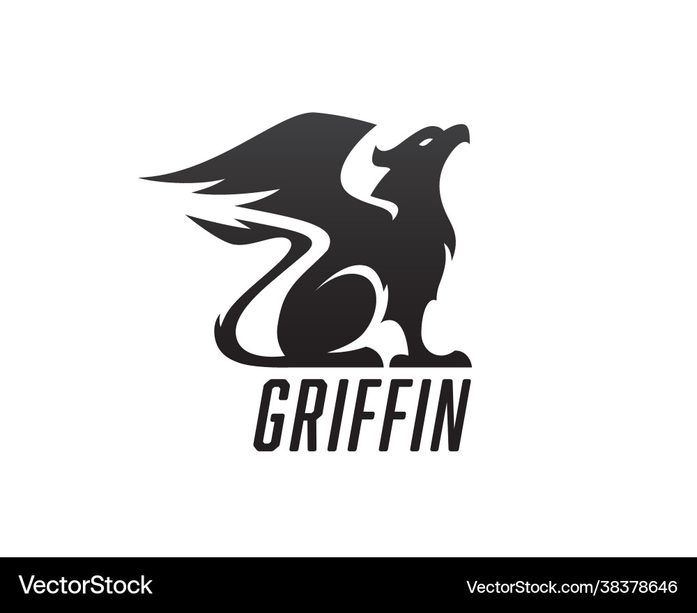 Gryphon logo icon Royalty Free Vector Image - VectorStock