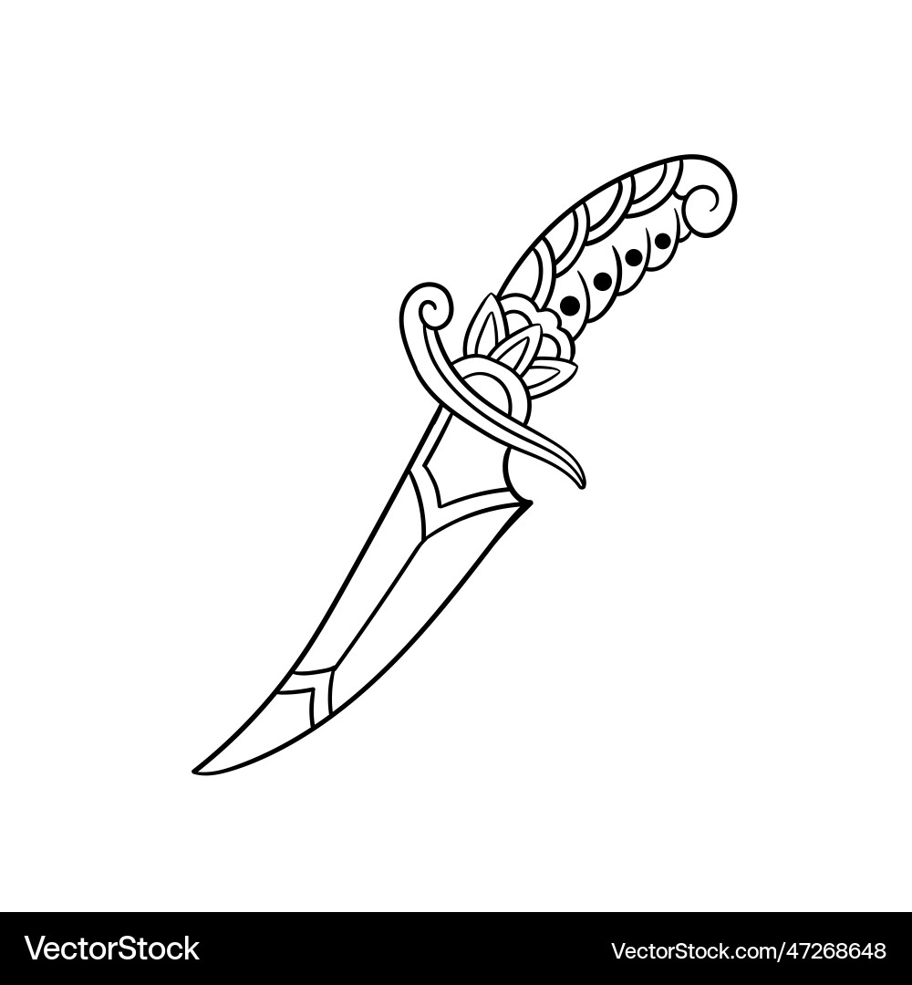 Old Dagger Tattoo Traditional Dagger Tattoo Design Royalty Free