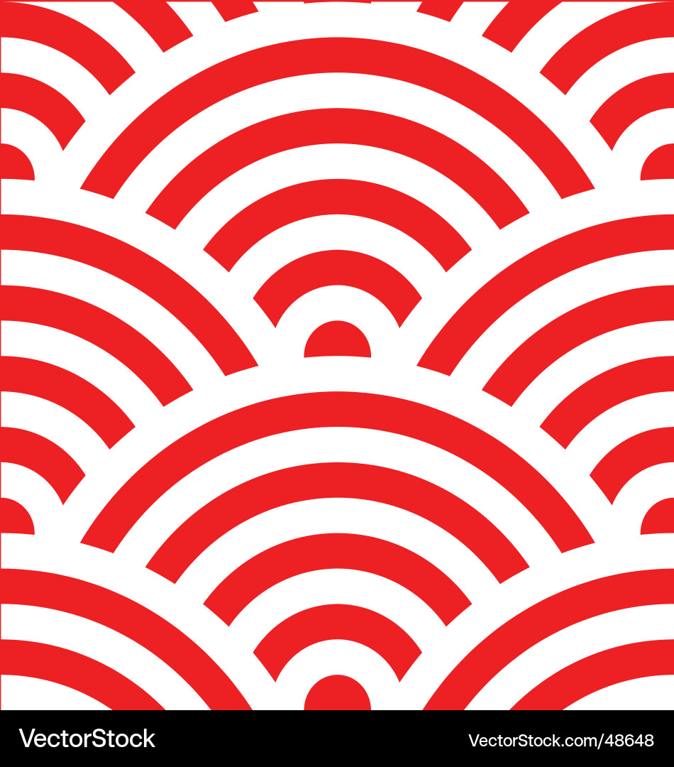 Wave pattern japanese Royalty Free Vector Image