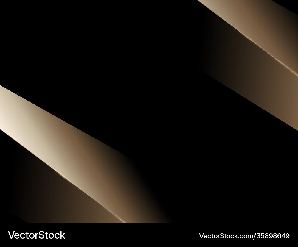 Abstract minimal luxury simple gold geometric Vector Image