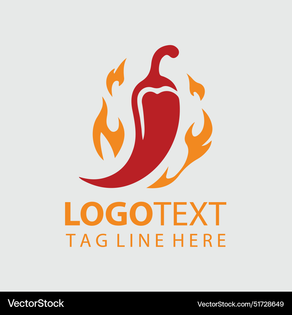 Chilli logo Royalty Free Vector Image - VectorStock