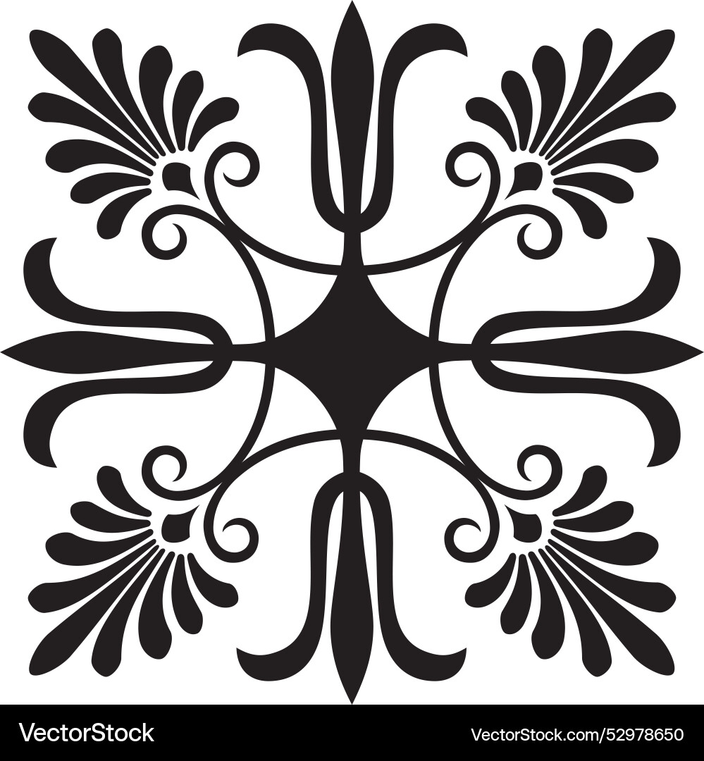 Alpona design elements Royalty Free Vector Image