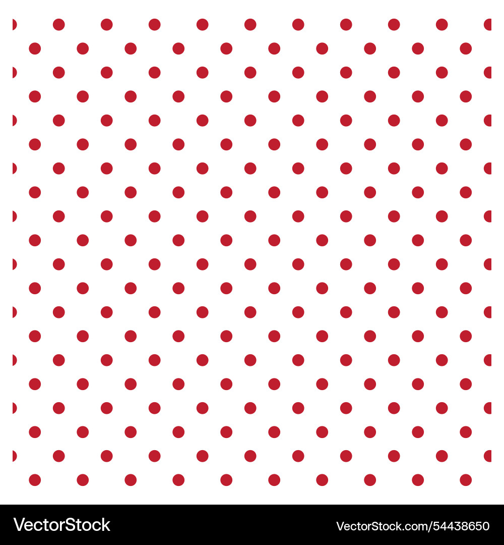Polka dot repeat geometric print pattern Vector Image