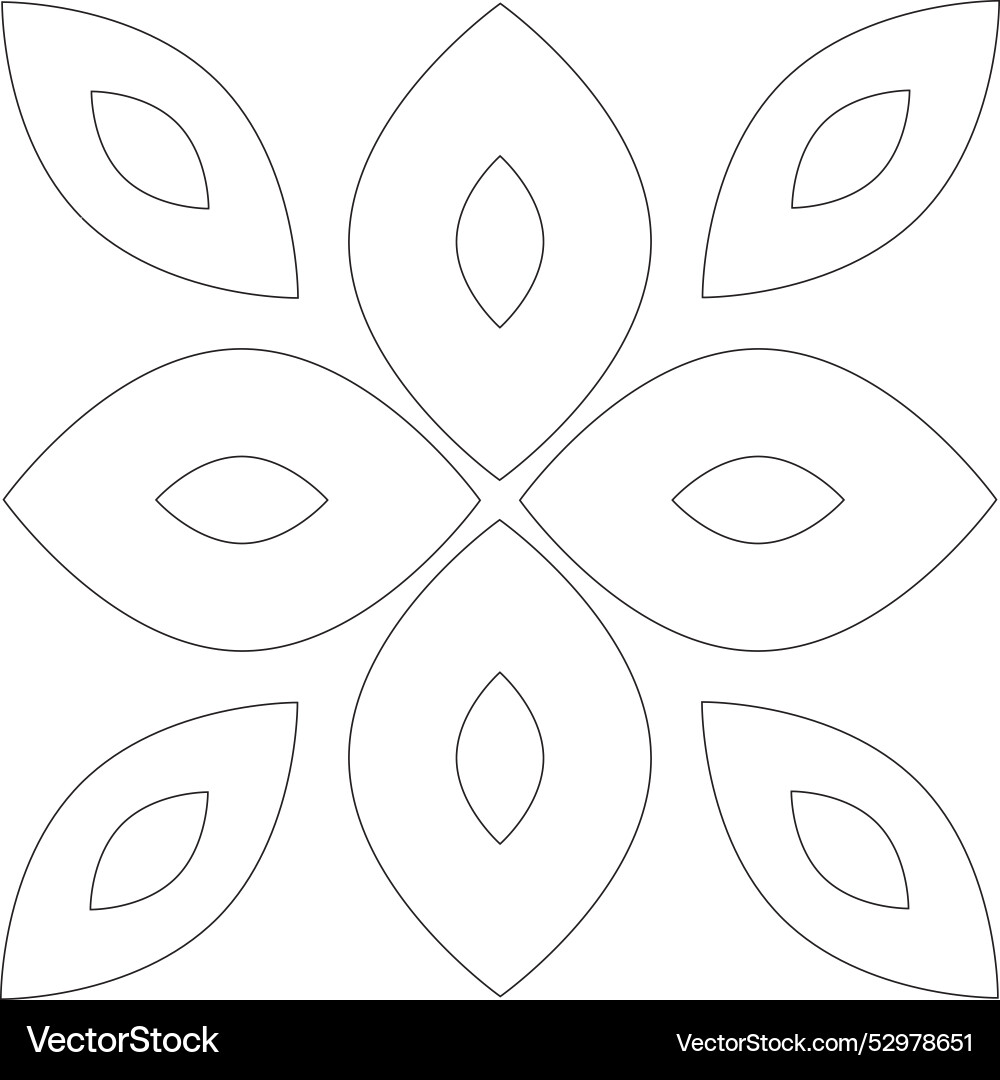 Alpona design elements Royalty Free Vector Image