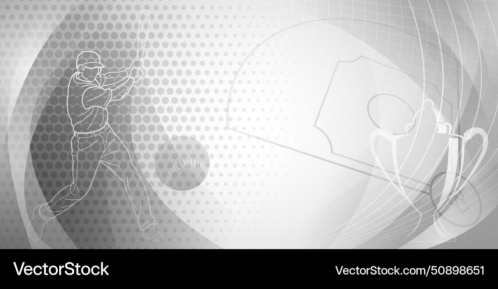 Baseball themed background Royalty Free Vector Image
