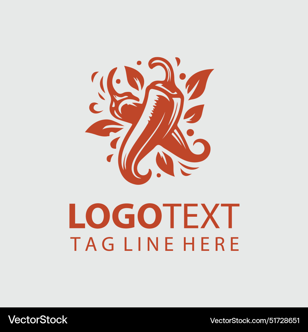 Chilli logo Royalty Free Vector Image - VectorStock