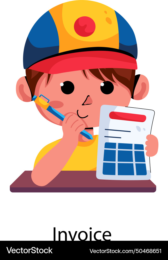 Invoice Royalty Free Vector Image - VectorStock