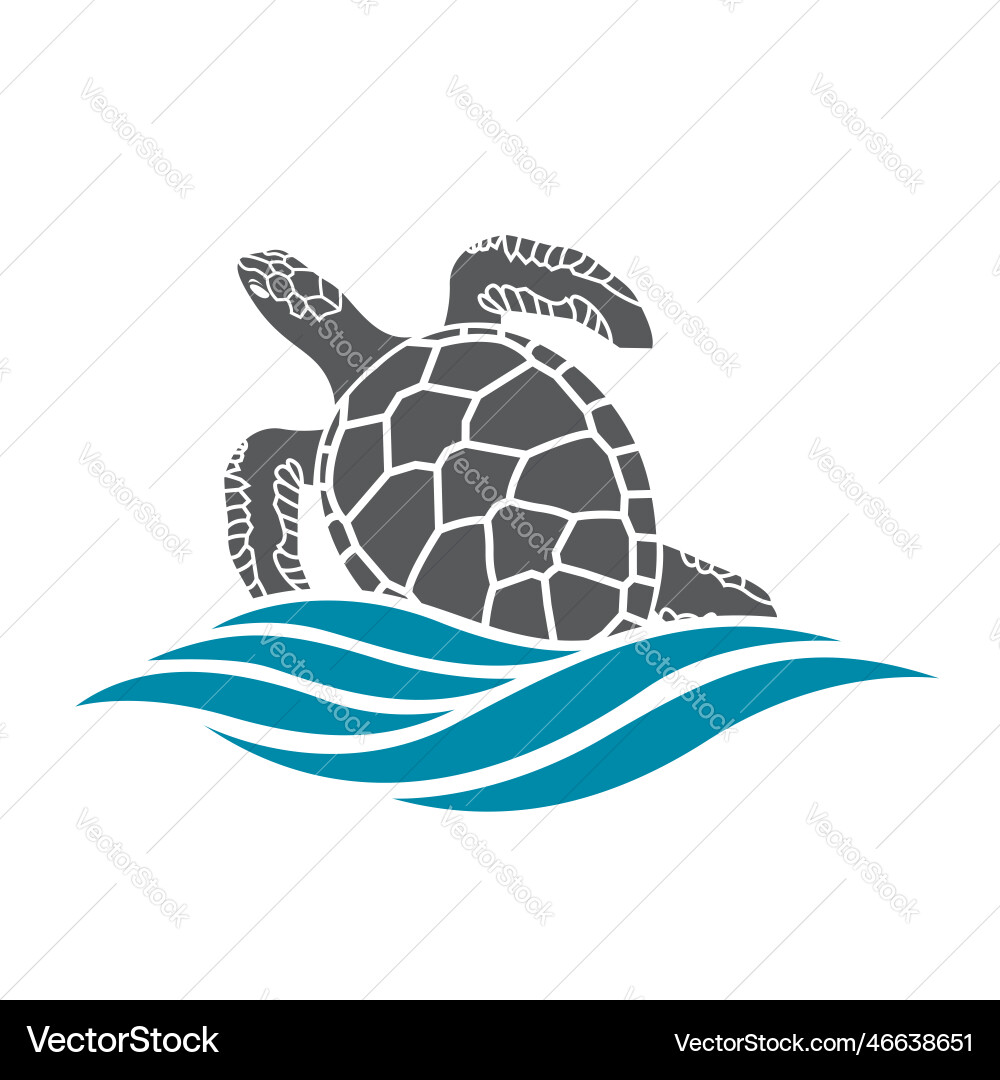 Sea turtle icon Royalty Free Vector Image - VectorStock