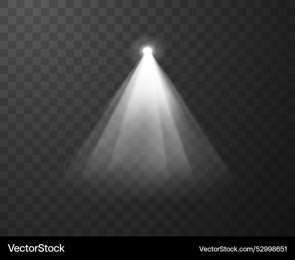Spotlight Beam Effect Royalty Free Vector Image
