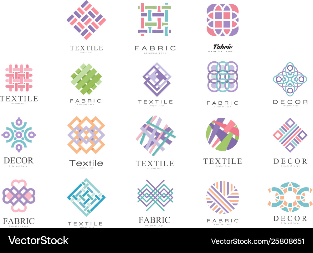 Textile Weave Logo Vector Images (over 360)