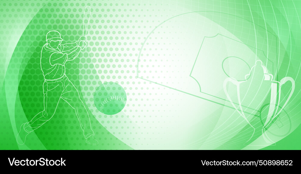 Baseball themed background Royalty Free Vector Image