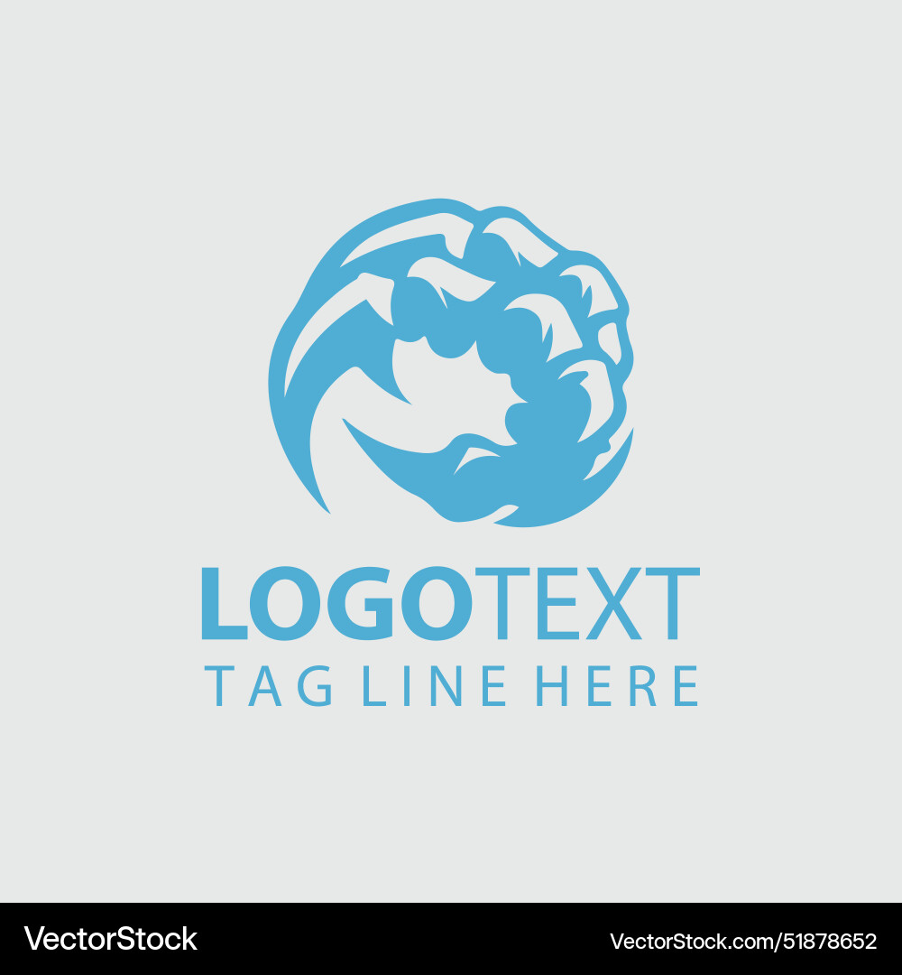 Claw logo Royalty Free Vector Image - VectorStock