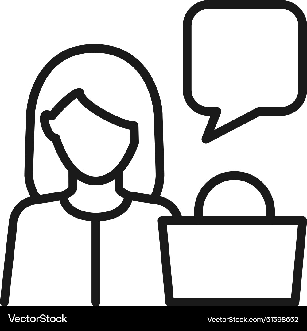 Consumer buyer feedback icon Royalty Free Vector Image