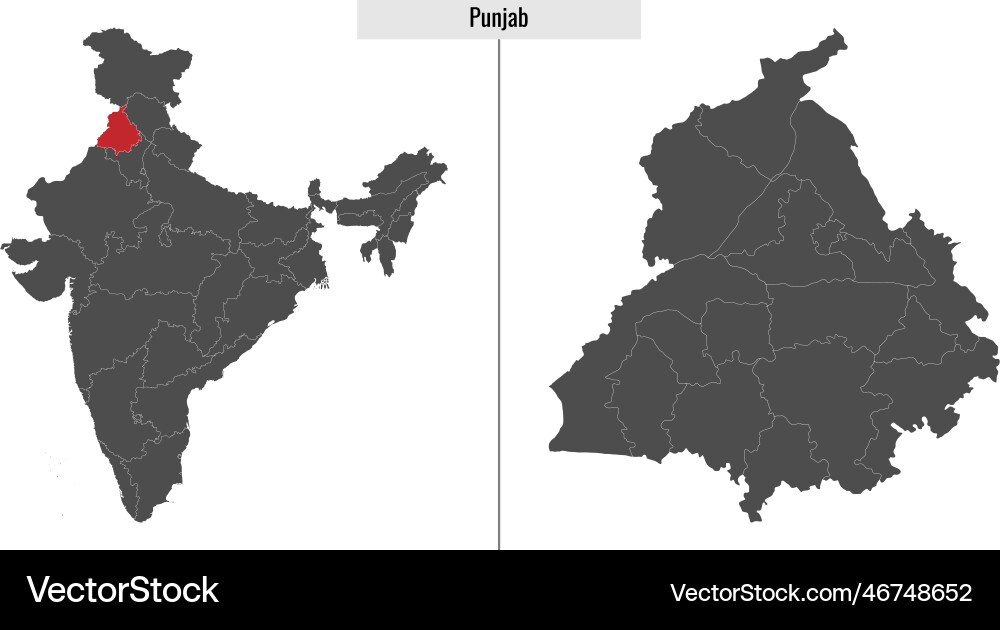 India Punjab Region Map